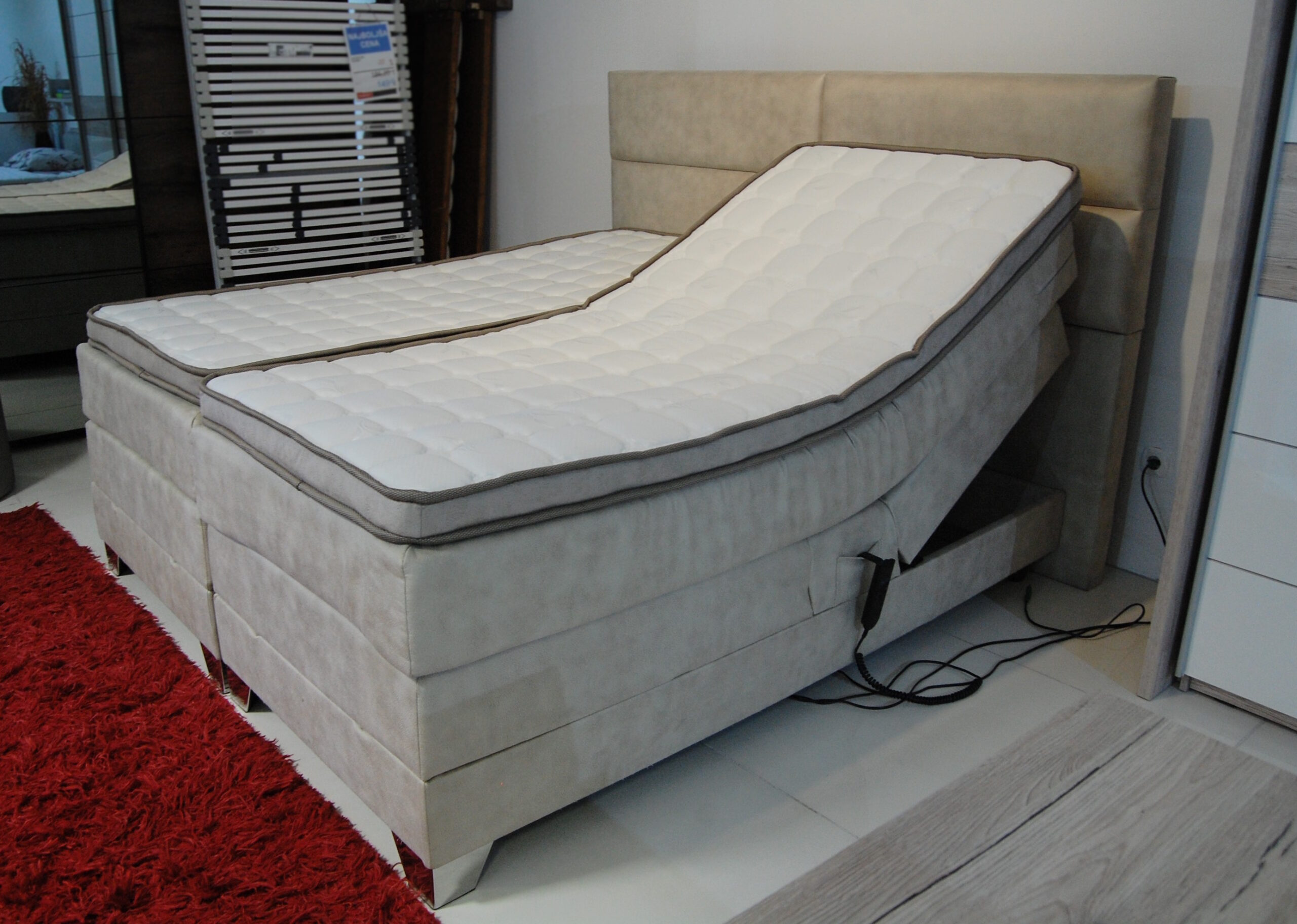 Boxspring postelja Sky 180x200cm outlet | Ilambienti